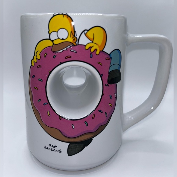 Universal Studio | Kitchen | Homer Simpson Mug Coffee Donut Hole ...